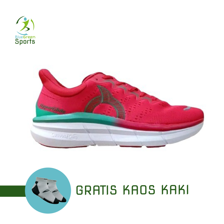 Sepatu Lari Ortuseight Hyperglide 1.2 Lokal Running Marathon - Ortred/Tosca/White | Lazada Indonesia
