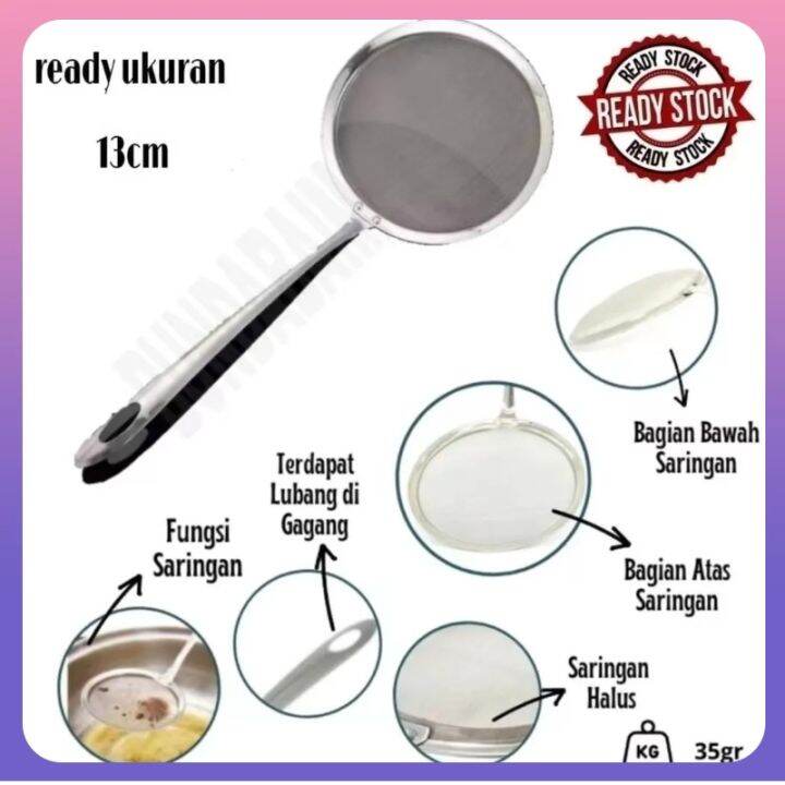 Saringan halus/ saringan manyak/ dlsaringan/ sari gah stainless ...
