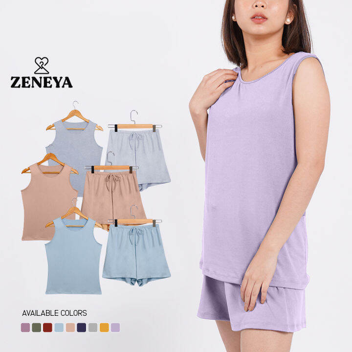 Zeneya Coords Coordinates Set for Women Sleeveless and Shorts Terno top ...