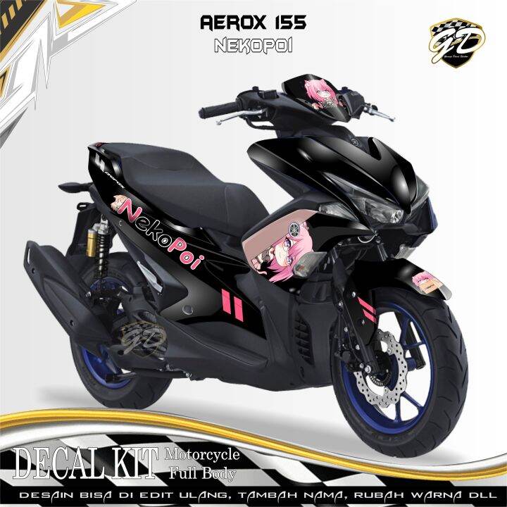 Decal Aerox 155 Old Full Body Sticker Aerox 155 Old Full Body Nekopoi ...