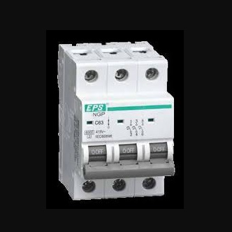 EPS 3 Pole MCB 63A 6KA Miniature Circuit Breaker | Lazada