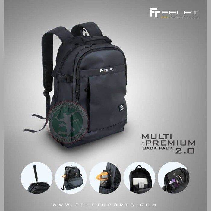 FELET BACKPACK 2.0 TAS FELET TAS RAKET BADMINTON ORIGINAL | Lazada ...