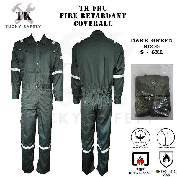 HIGH QUALITY TK FRC FIRE RETARDANT COVERALL / SAFETY REFLECTIVE ...