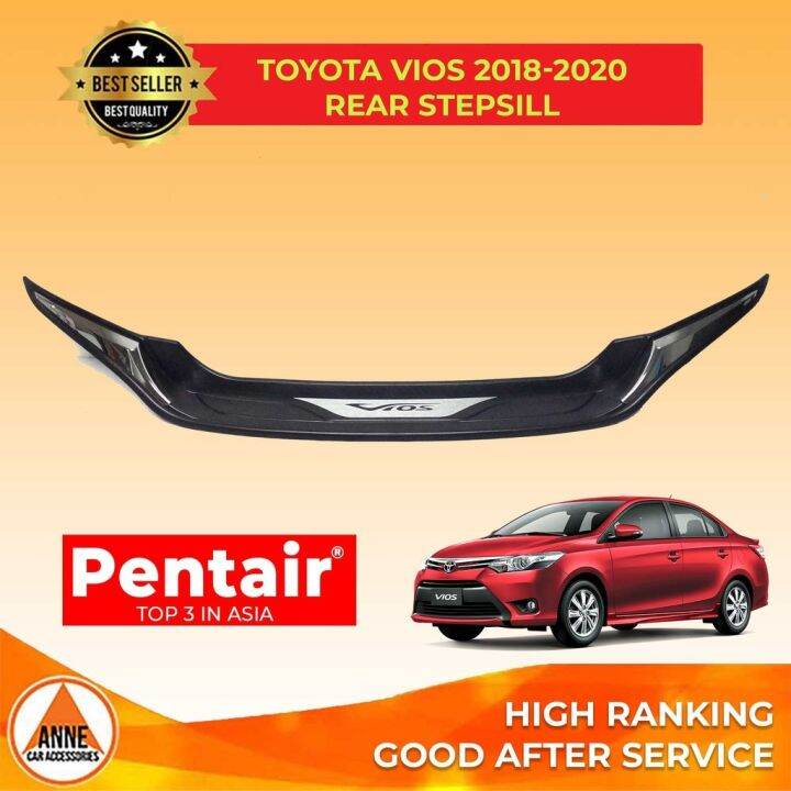 VAPE Rear Stepsill for Toyota Vios 2014 - 2018 Rear Bumper Cover / Rear ...