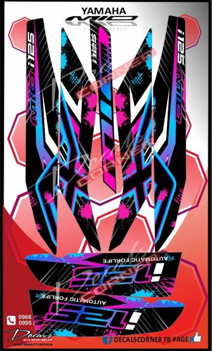 Mio i 125 Exciter Sticker Design | Lazada PH