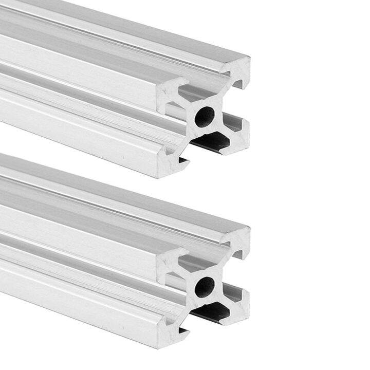2Pcs อลูมิเนียมโปรไฟล์ Extrusion Guide Rail อุปกรณ์เสริมพลังงานแสง ...
