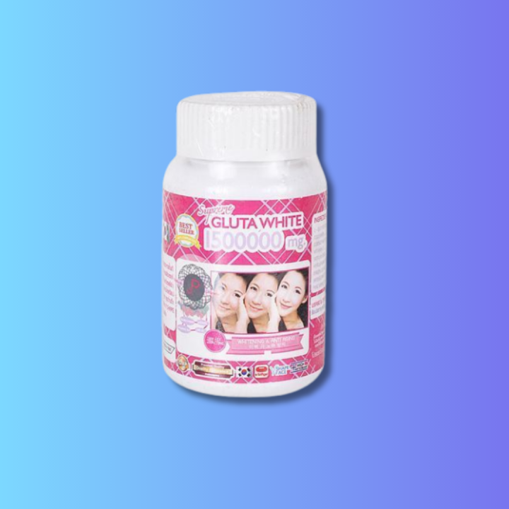 Gluta White Glutathione Capsules Whitening Skin, Anti-Aging, Collapse ...