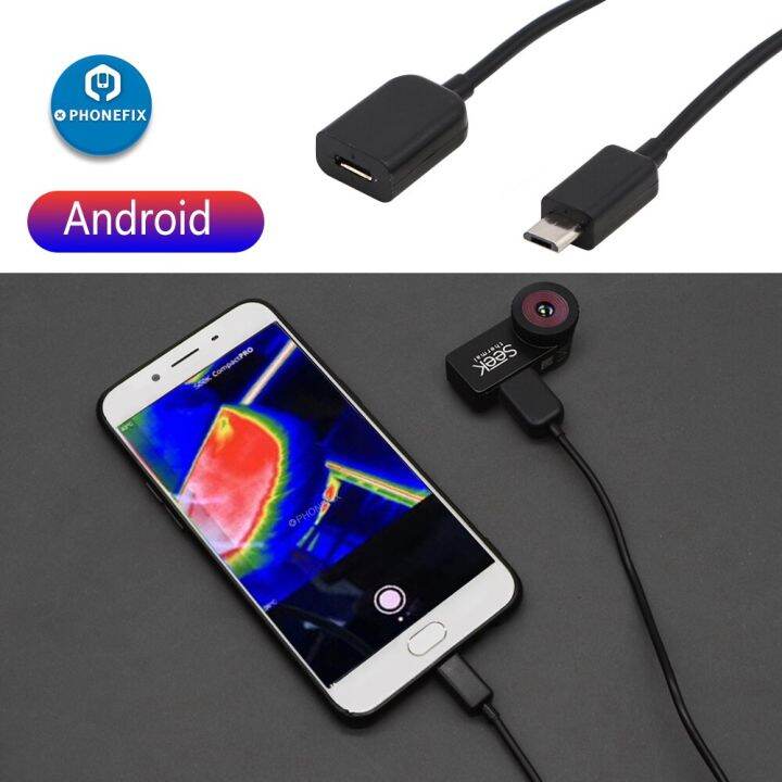 สายต่อ1M ชายหญิง Lightning Extension สายไฟสำหรับ Seek Compact Pro/flir ...