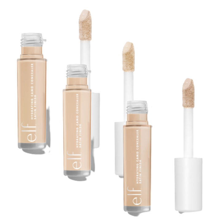e.l.f. Hydrating Camo Concealer, Full Coverage, Long Lasting, Satin ...