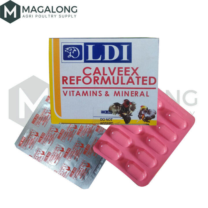 Calveex Reformulated Tablet Vitamins & Mineral 10 tablets (Isang Banig ...