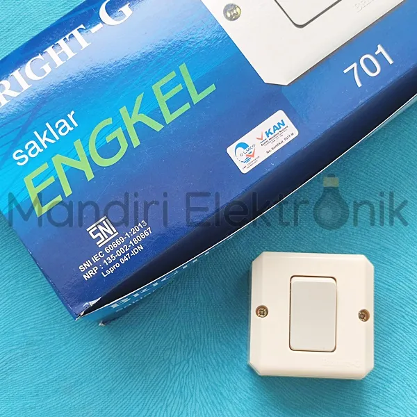 Saklar Engkel OB Bright-G 701 Saklar Tempel OB Outbow Warna Cream ...