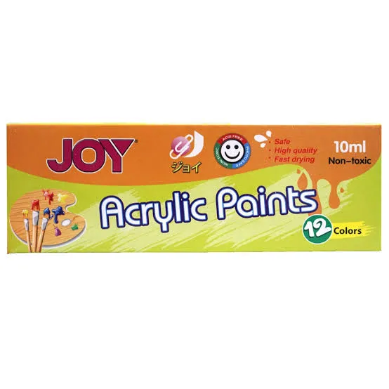 Toy Collections JOY Acrylic Paint 12 color set | Lazada PH