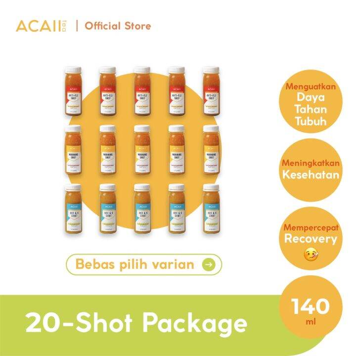 Acaii Tea 20-Shot Package (20x140ml) | Lazada Indonesia