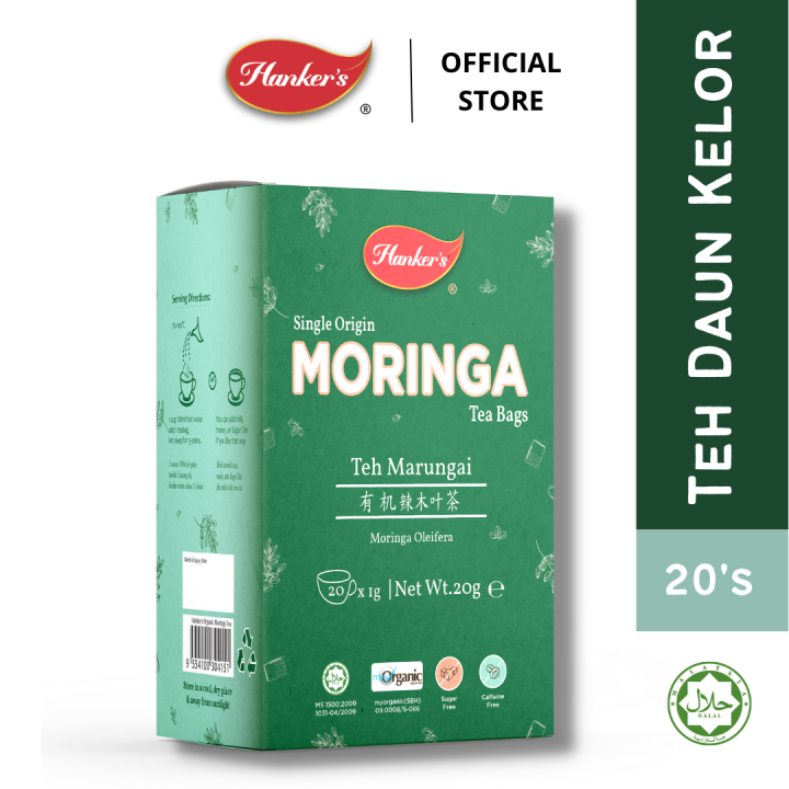 Hankers Moringa Tea Herba Teh Daun Kelor Moringa Oleifera SUPERFOOD ...
