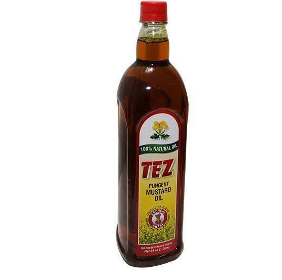TEZ Mustard Oil (HALAL Certified) 100% Natural oil - No Preservatives ...