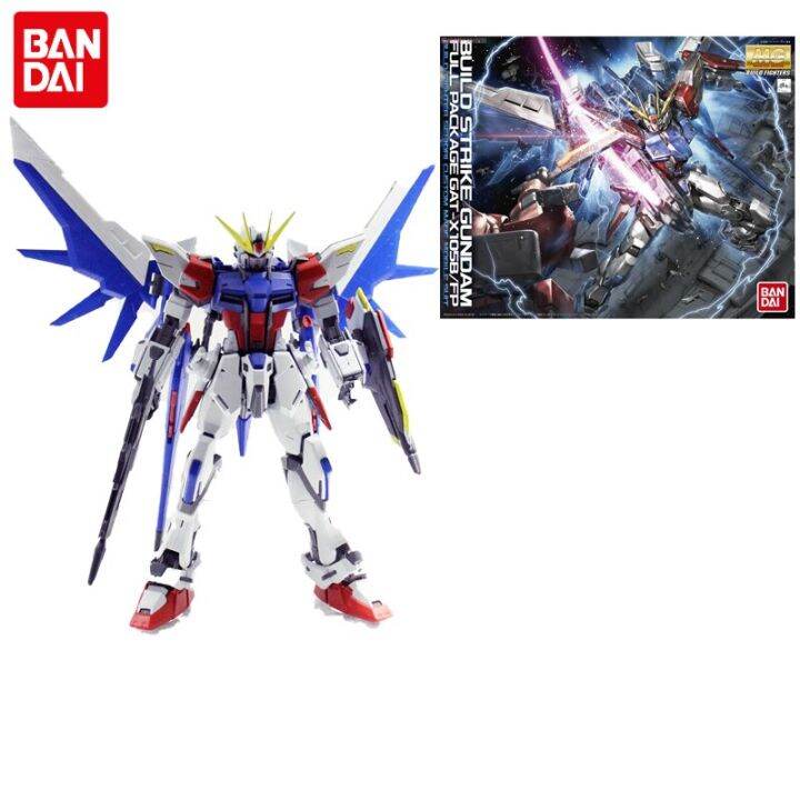 Bandai Gundam Anime Figure MG 1/100 GAT-X105B Build Strike Gundam ...