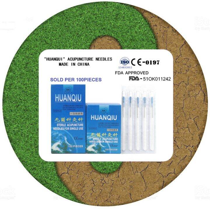 HUANQUI Disposable Acupuncture Needles, With individual Guide Tube, 100pieces per box | Lazada PH