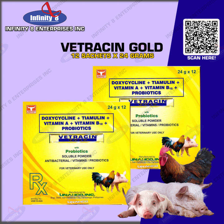 VETRACIN GOLD WITH PROBIOTICS - 24G X 12 SACHETS | Lazada PH