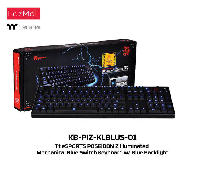 KB-PIZ-KLBLUS-01 Tt eSPORTS POSEIDON Z Illuminated Mechanical Blue ...