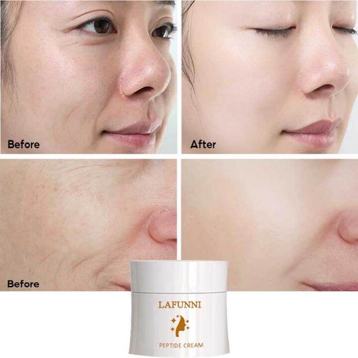 LAFUNNI Peptides Face Cream Firming Lifting Anti-Aging Remove Wrinkle ...