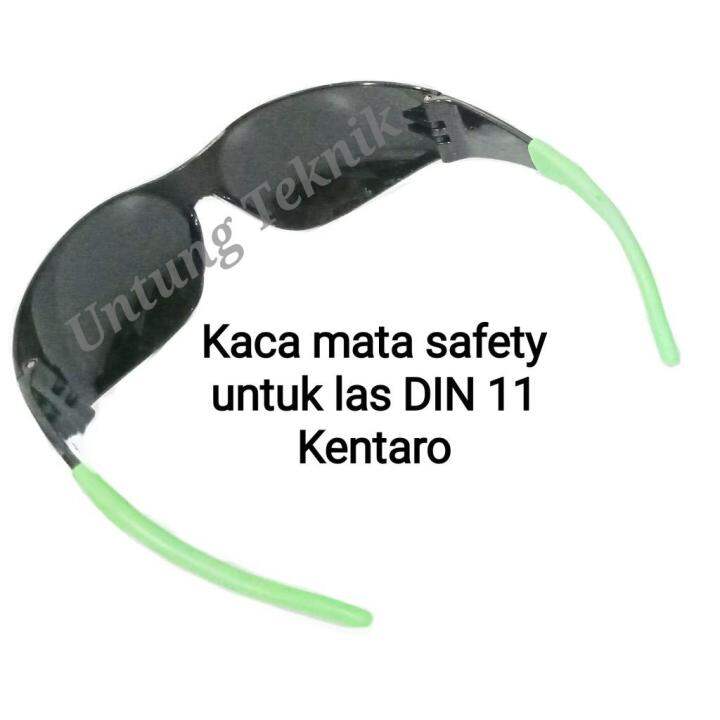 Safety Glass - Kaca mata LAS Black - Hitam Kentaro UT | Lazada Indonesia