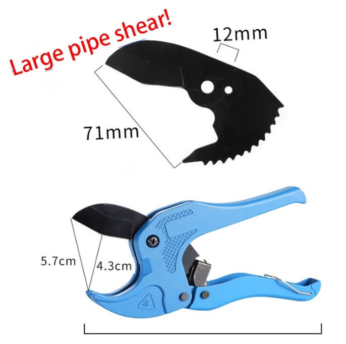 SBC HARDWARE PVC Pipe Cutter PPR Quick Shear Pipe Cutting Blade PVC ...