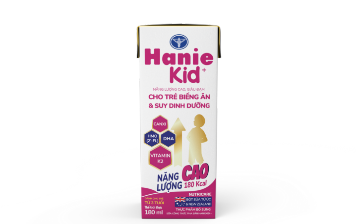 Sữa nước Hanie Kid (180ml) dành cho trẻ biếng ăn và suy dinh dưỡng ...