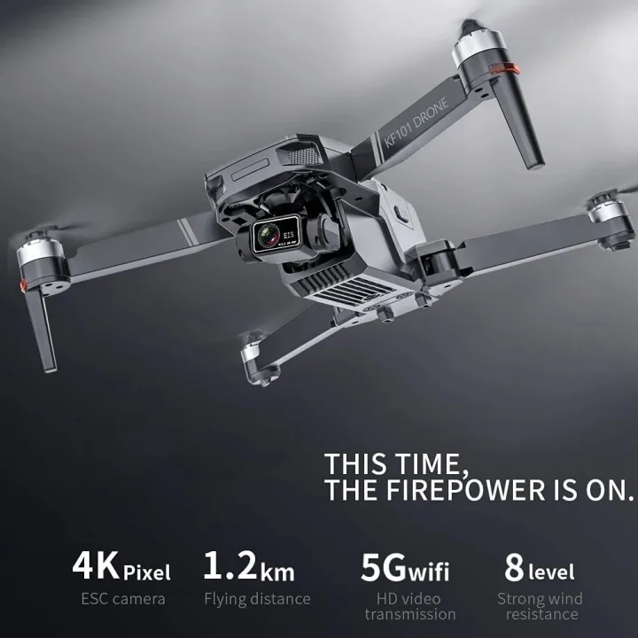 GPS Drone 4K HD WIFI 5G FPV with 3 Axis Gimbal EIS Camera Long Range Professional Foldable ...