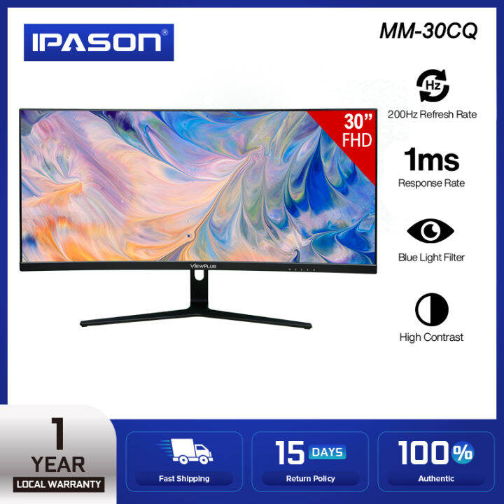 ViewPlus MM-30CQ 30 Inch Monitor Edge LED Backlight, 30" Monitor, 200Hz ...