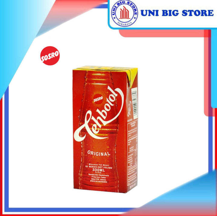 Teh Botol Sosro Kotak Orignal Melati 330 ml Jasmine Tea | Lazada Indonesia