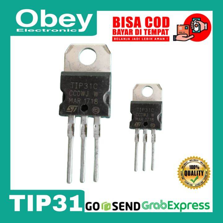 Transistor NPN TIP31 TIP 31 | Lazada Indonesia