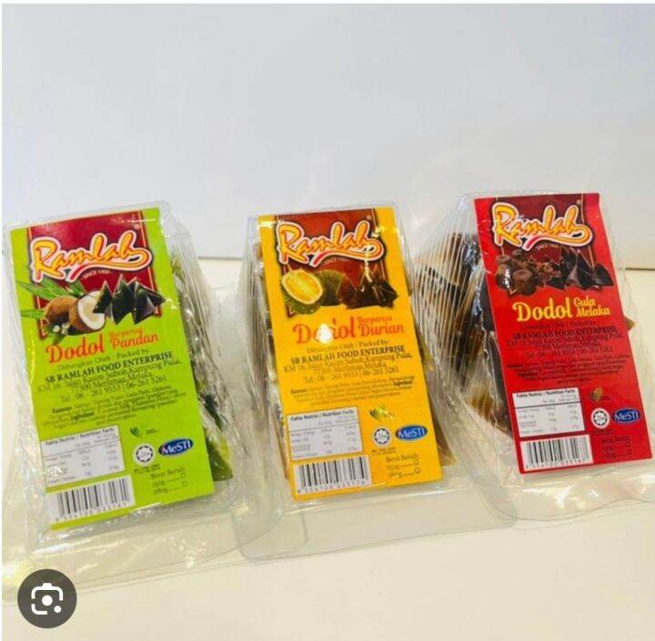 Ramlah Dodol (Gula Melaka/ Pandan/ Durian) 280g | Lazada