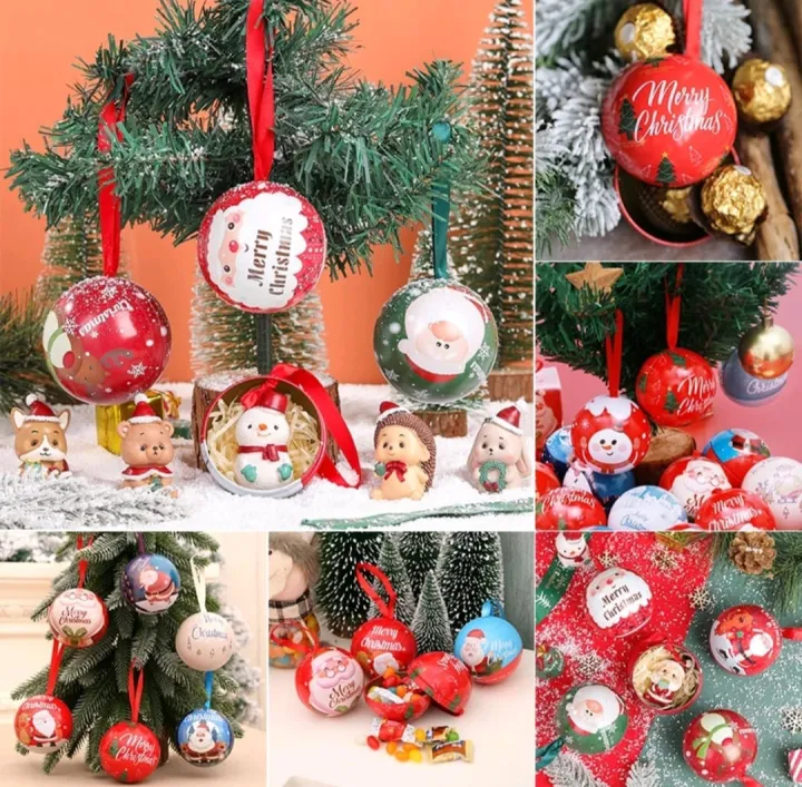 HIASAN GANTUNG POHON NATAL DEKORASI ORNAMEN POHON NATAL/ BOLA PERMEN ...