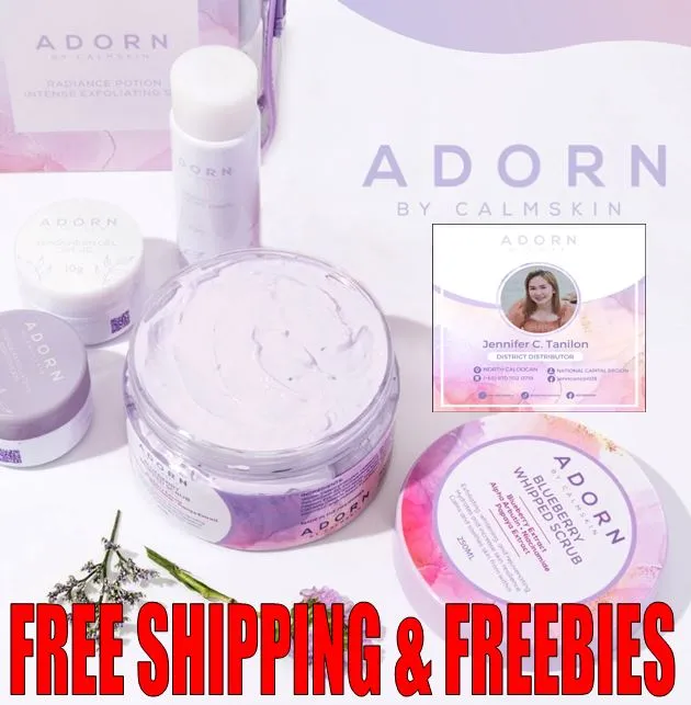 Authentic Adorn by Calmskin Blueberry Whipped Scrub Radiance Potion ...