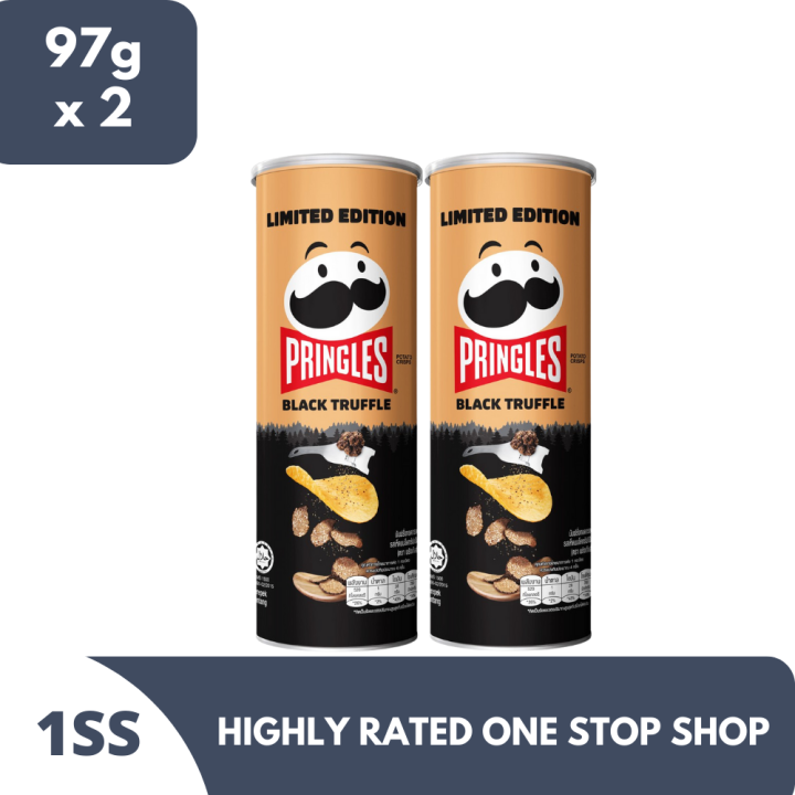 Pringles Limited Edition Black Truffle 97g x 2 | Lazada PH