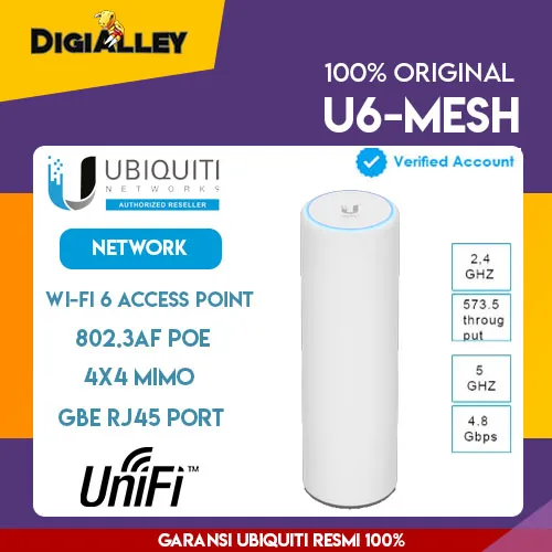 Ubiquiti Unifi 6 Mesh U6Mesh Access Point WiFi 6 Mesh | Lazada Indonesia