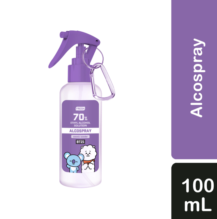100ML BTS BT21 Fresh Ethyl Alcohol Spray Bottle | Lazada PH