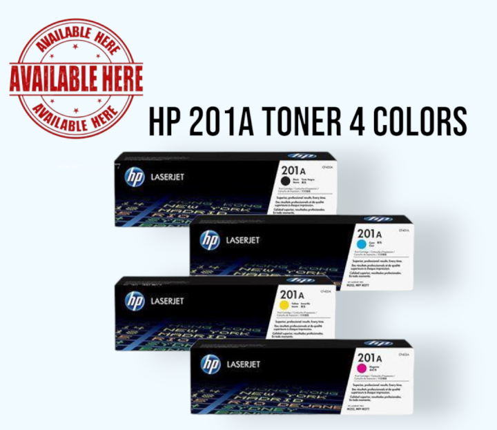 HP 201A TONER CARTRIDGES 4 COLORS | Lazada PH