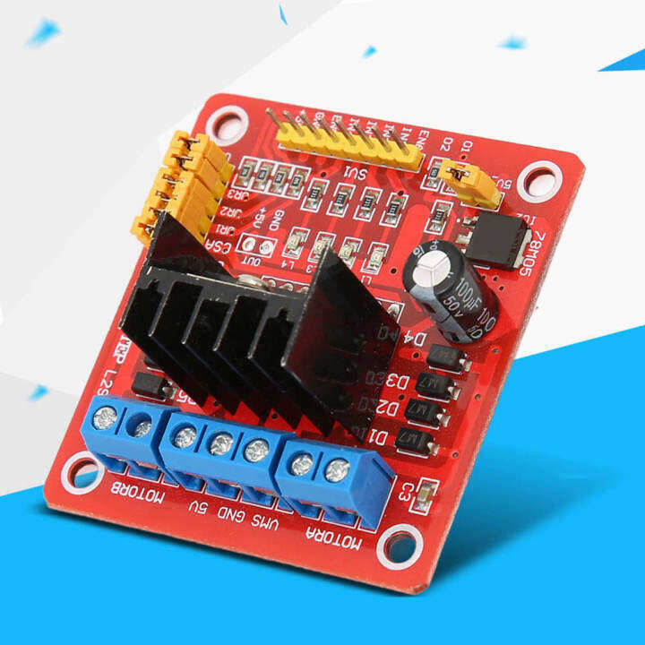 L298N Dual H Bridge DC Stepper Motor Driver Module บอร์ดควบคุมมอเตอร์ ...