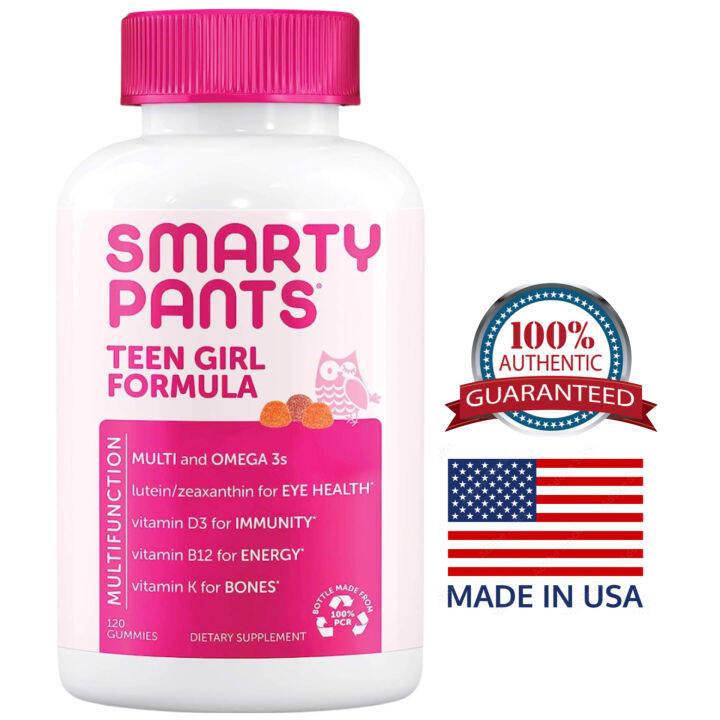 SmartyPants Teen Girl Multivitamin Assorted Fruit Flavor, 120 Gummies (30 Day Supply) | Lazada PH
