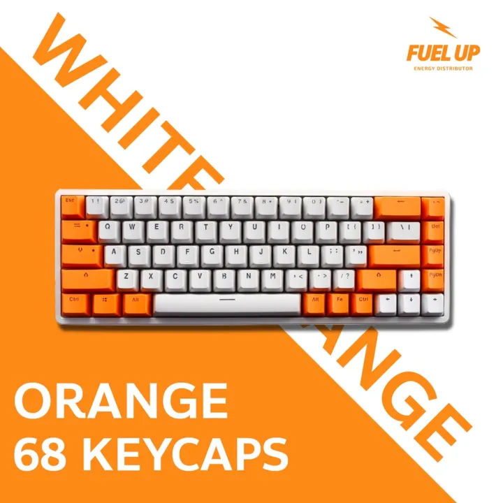 Royal Kludge Keycaps [68 keys] Profile Cherry MX สำหรับคีย์บอร์ด RK837 ...
