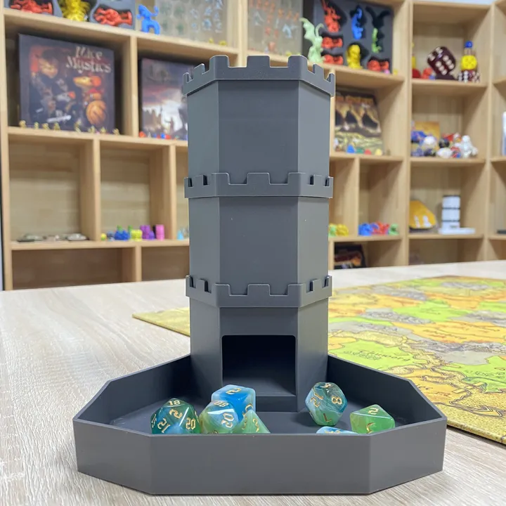 Castle Dice Tower Rolling Case Perfect for DM's, Mini Games, RPG ...