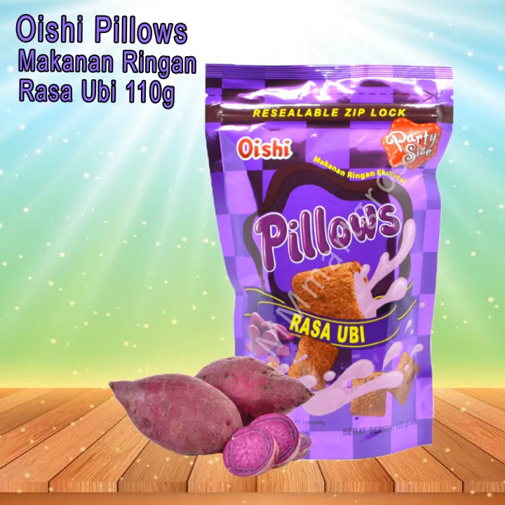SNACK OISHI PILLOWS RASA UBI 100g | Lazada Indonesia