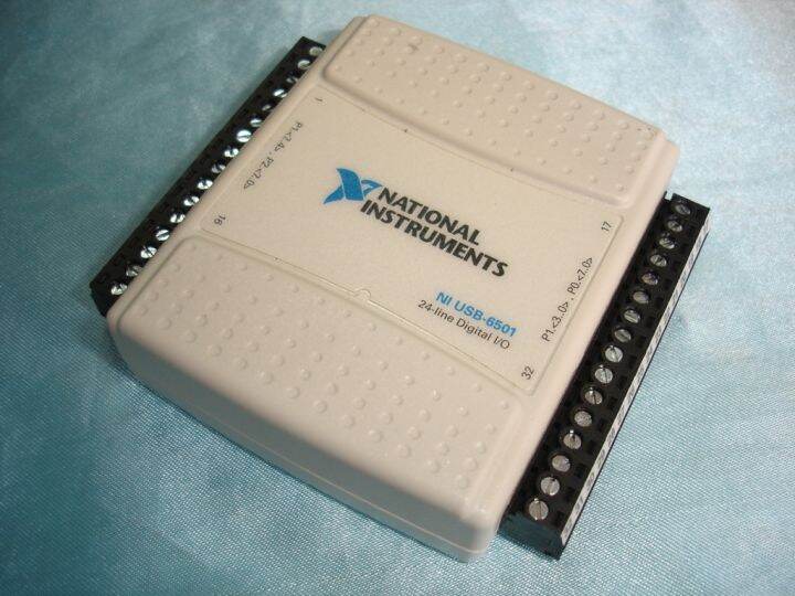 ใช้สภาพดีเยี่ยมเดิม NI USB-6501 USB 6501การ์ดเก็บข้อมูล DAQ 24-Line ...