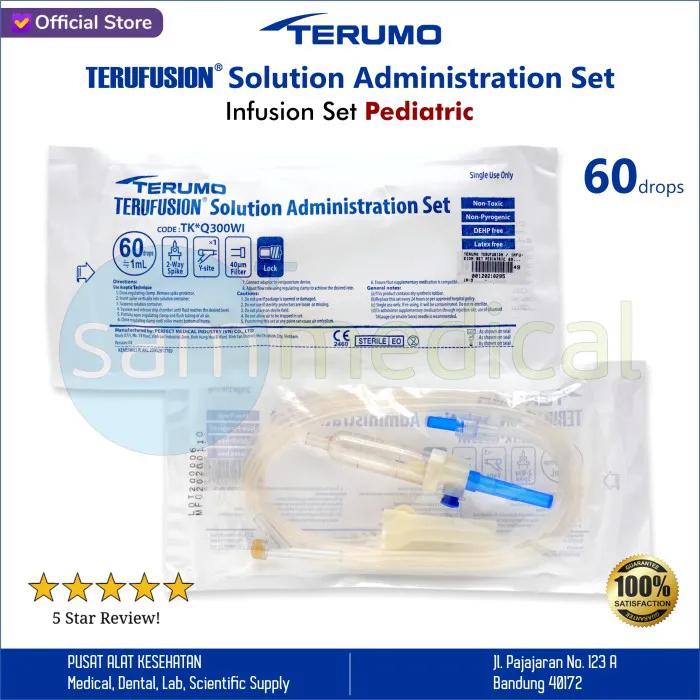 Terumo Terufusion / Infusion Set Pediatric 60 drops | Lazada Indonesia