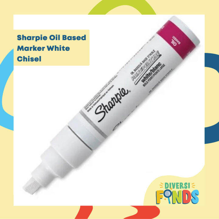 Sharpie Bold Oil Based Paint - BLACK or WHITE - CHISEL TYPE | Lazada PH