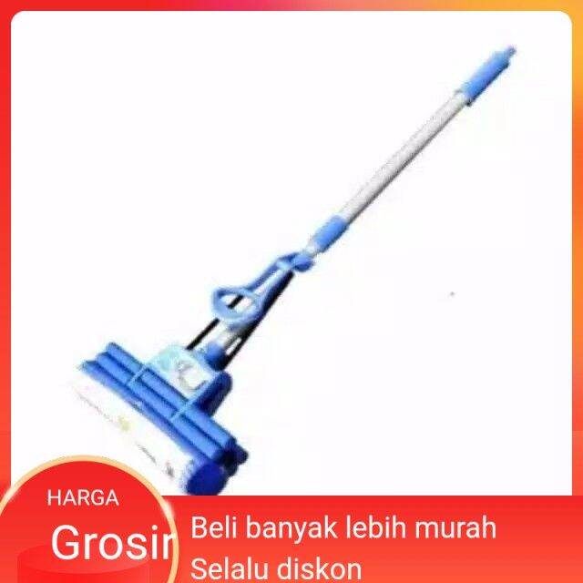 alat pel lantai super mop pel spon tarik Q2 | Lazada Indonesia