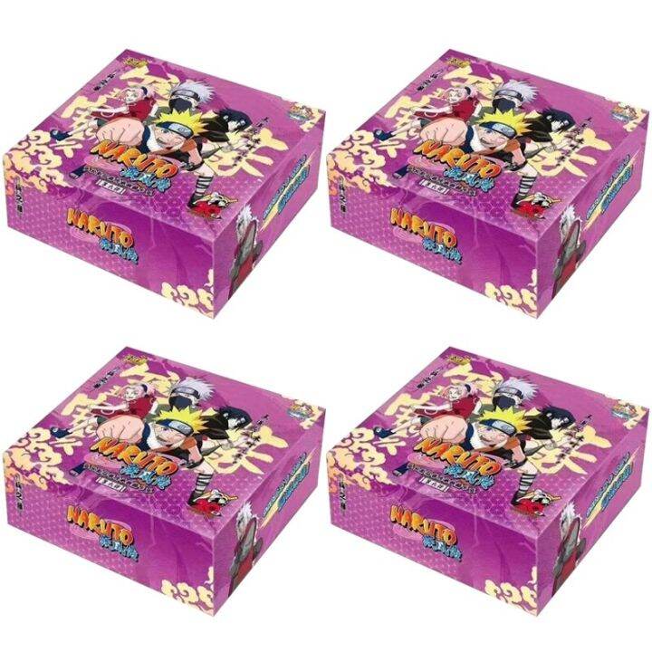 4Box The New KAYOU Naruto Booster Box Full Set Uzumaki Uchiha Anime ...