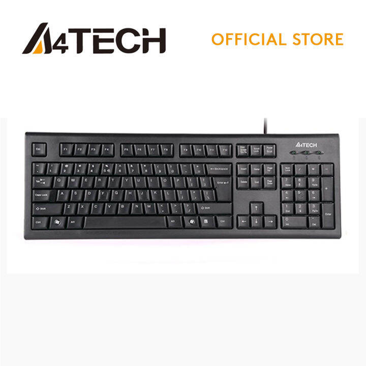A4Tech KRS-85 Natural Comfort Roundedge Keycaps, Laser Inscribed Keys ...