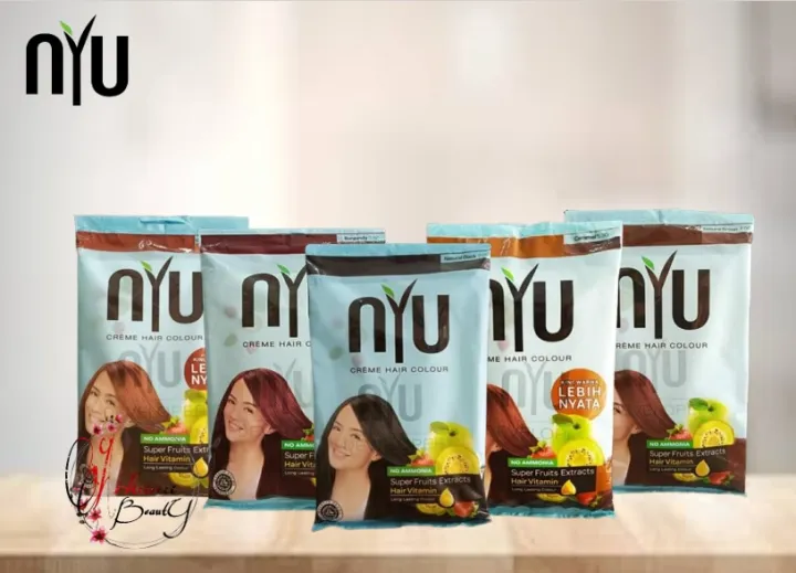 NYU Creme Hair Colour Sachet / Pewarna Rambut Sachet / Semir Rambut ...